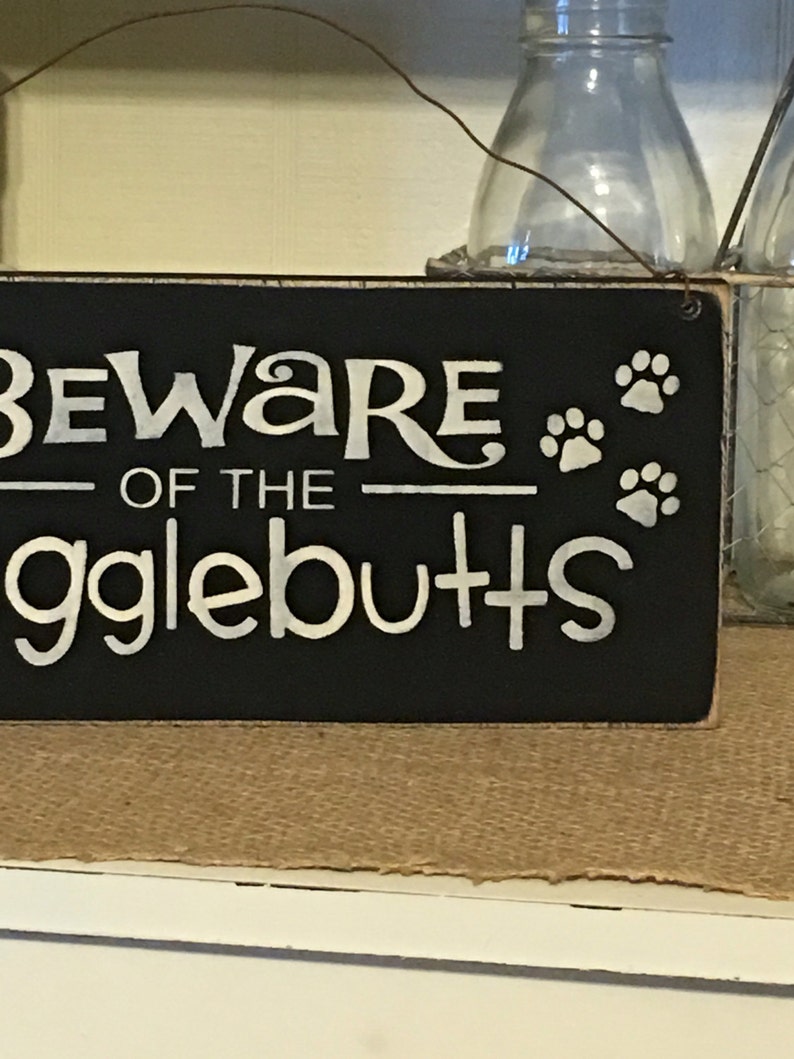 Primitive Decordog Signfunny Dog Signbeware of | Etsy