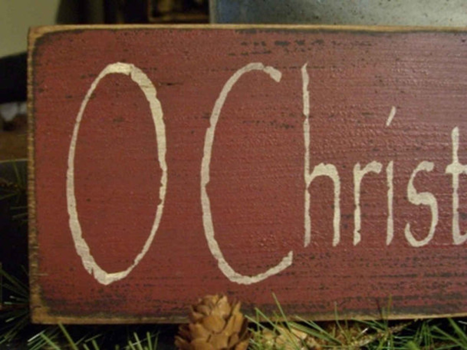 O Christmas Tree, Primitive Wood Sign, Primitive Christmas Sign ...