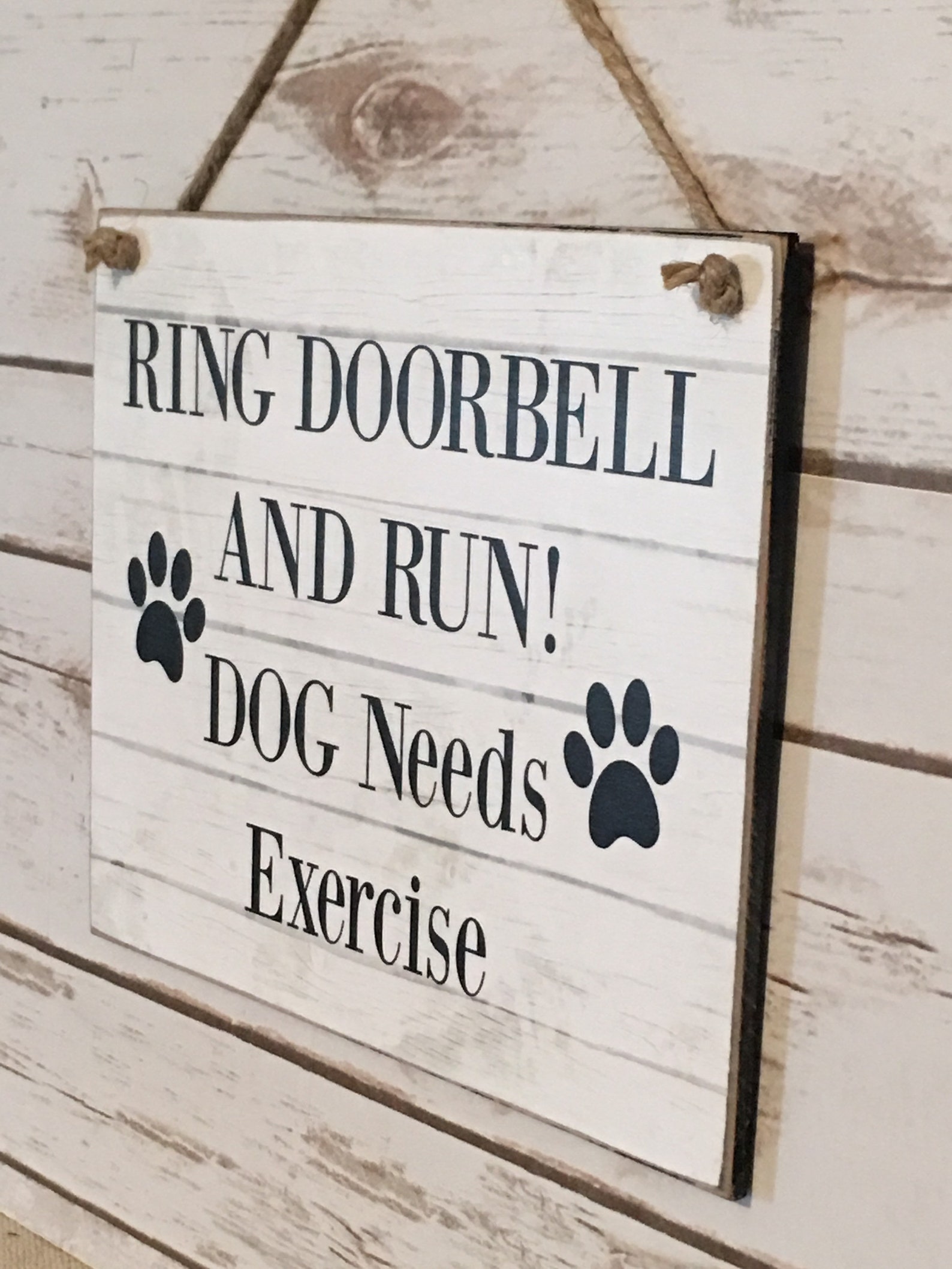 Dog Signring Doorbell and Runwelcome Signdoor Signwood Dog - Etsy