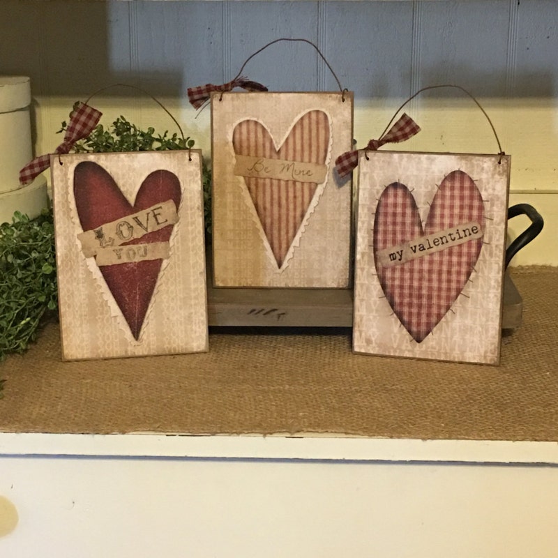 Rustic Valentine - Etsy