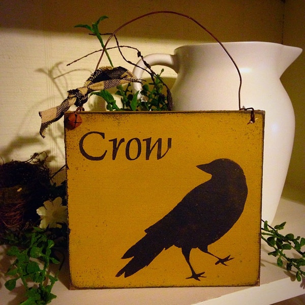 Primitive Crow - Etsy
