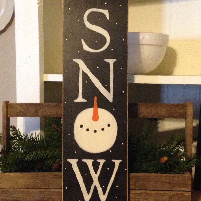Snowman Signs - Etsy