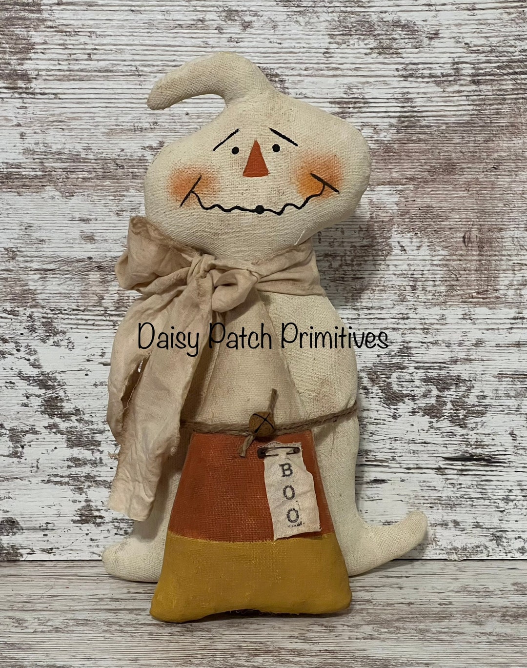 Primitive Candy Corn Ghost Primitive Halloween Doll - Etsy
