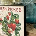 Fresh Picked Strawberries ~ Strawberry Sign ~ Country Farmhouse ...