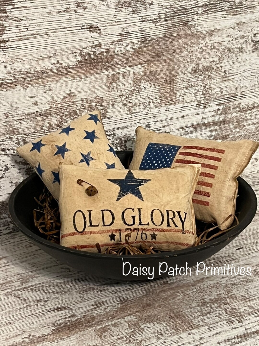 Primitive Americana Bowl Fillers Primitive Shelf Sitter - Etsy