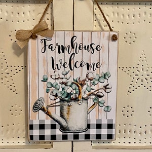 Farmhouse Welcome Sign,farmhouse Decor,farmhouse Wall Hanging,welcome ...