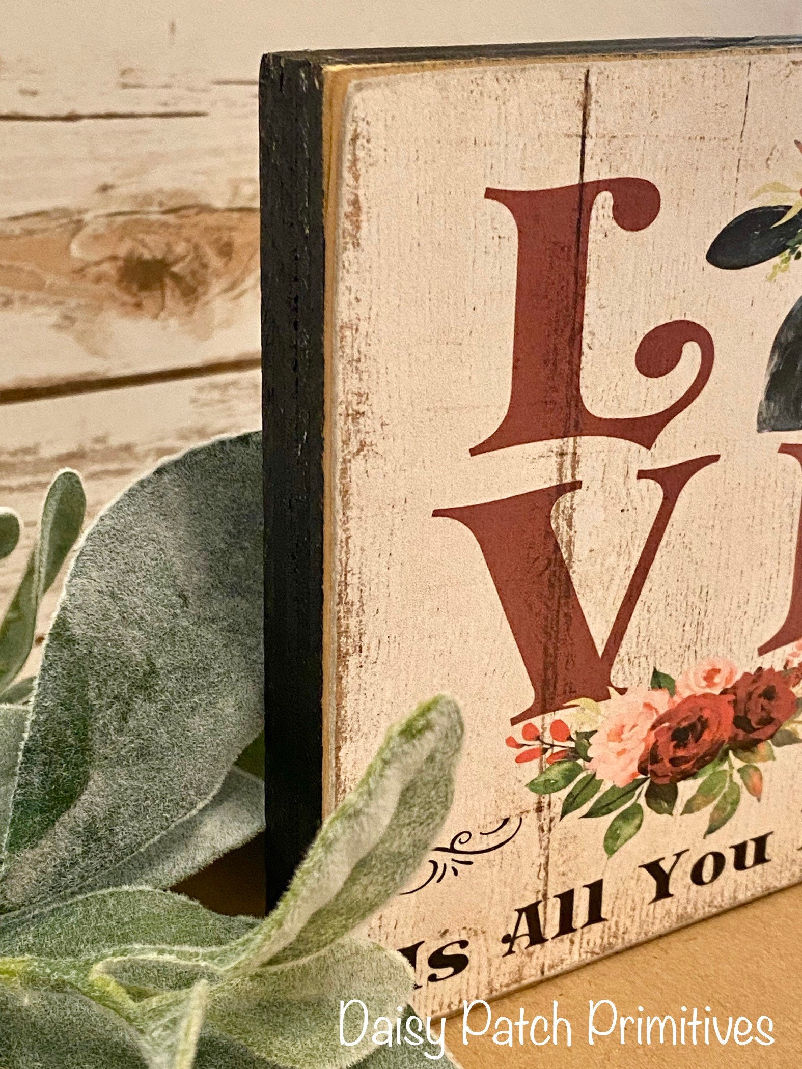 Primitive Valentine Decorvalentine's Day Signprimitive - Etsy