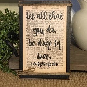 Bible Verse,farmhouse Decor,primitive Decor,rustic Decor,inspirational ...