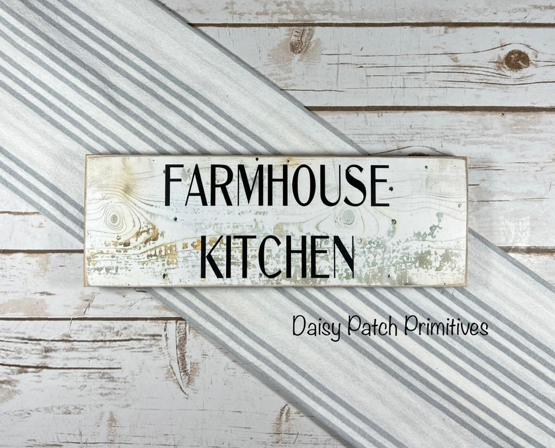 Farmhouse Kitchen Sign Farmhouse County Style Wall Decor - Etsy