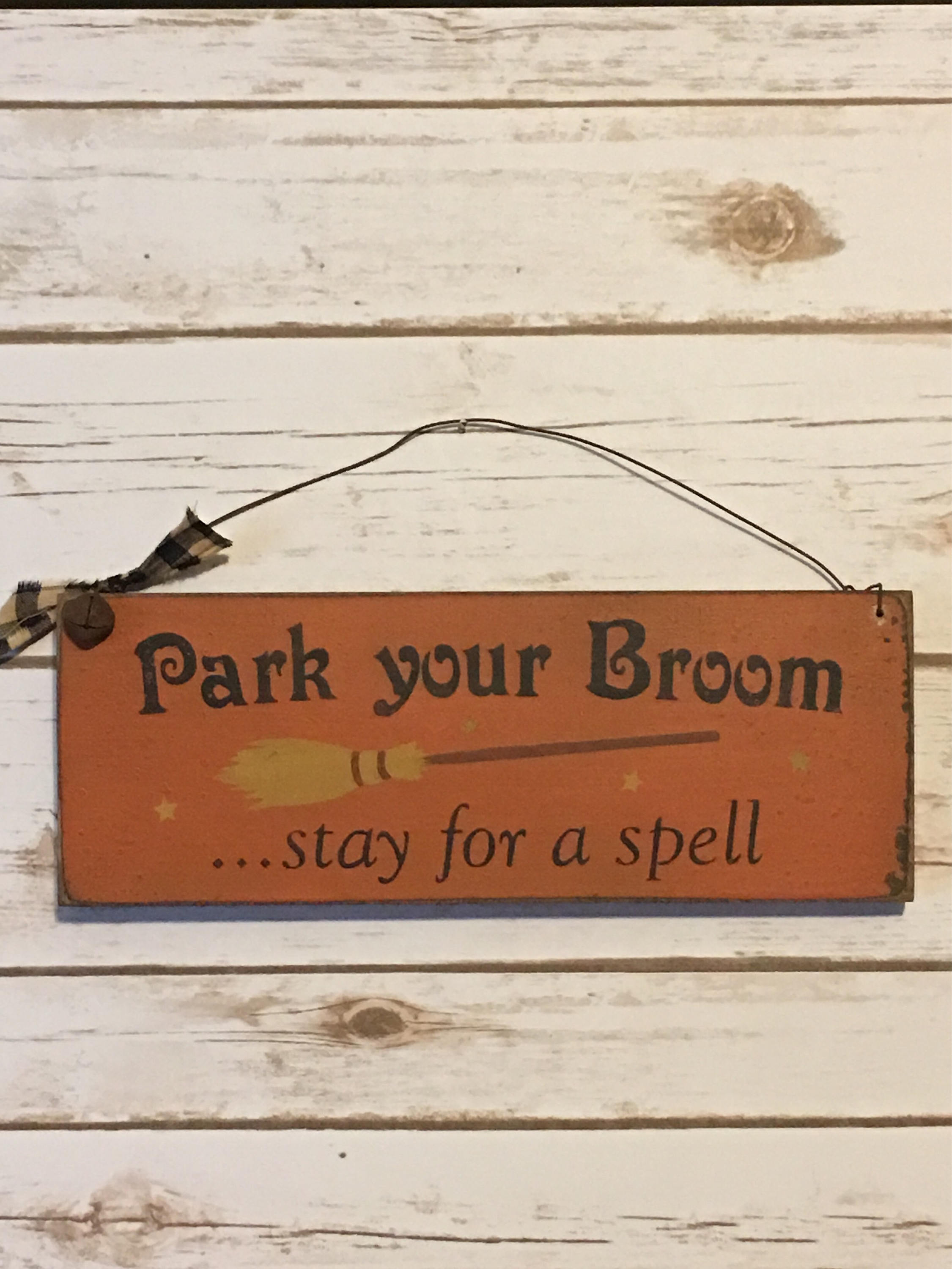 Primitive Witch Sign Primitive Halloween Sign Primitive - Etsy