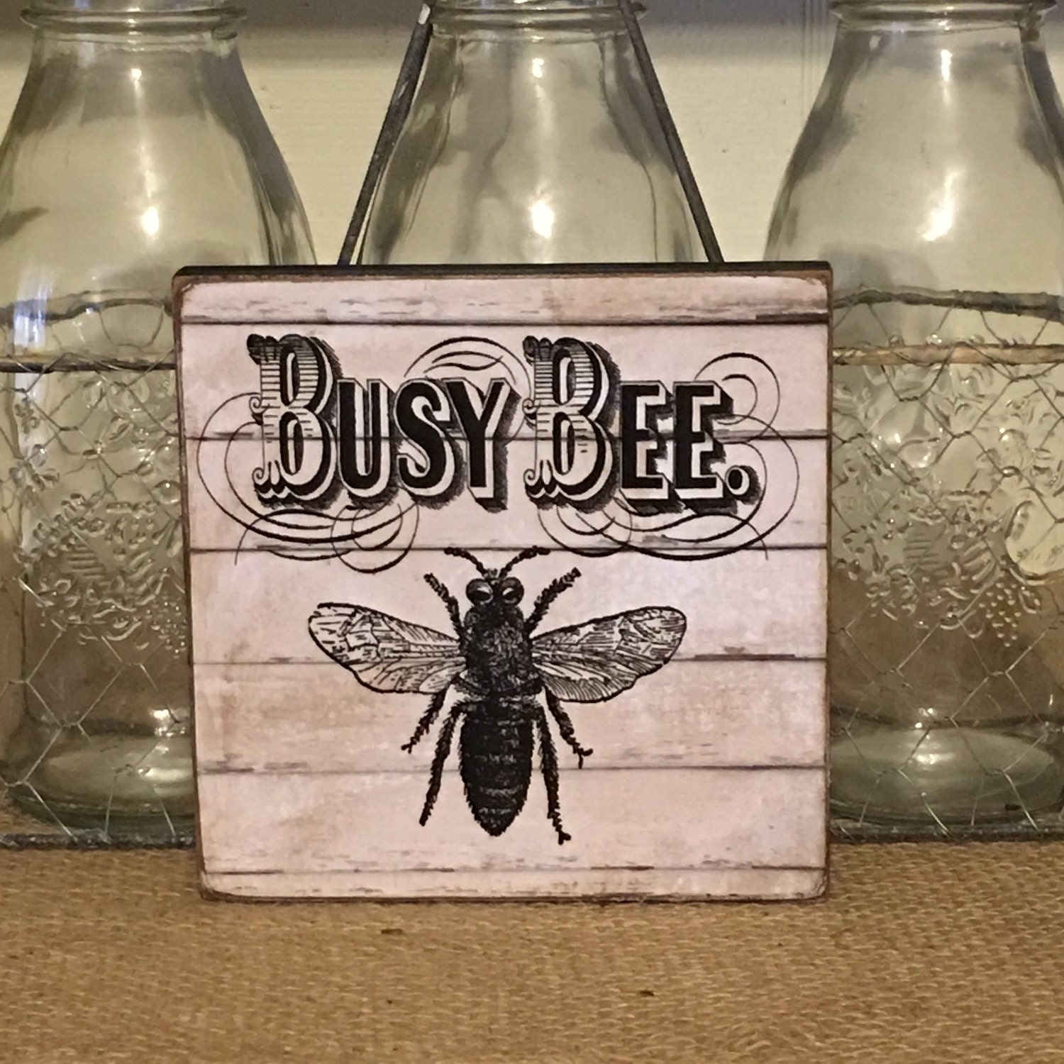 Busy Bee Signbee Signbumble Beequeen Beewood Bee Signbee | Etsy