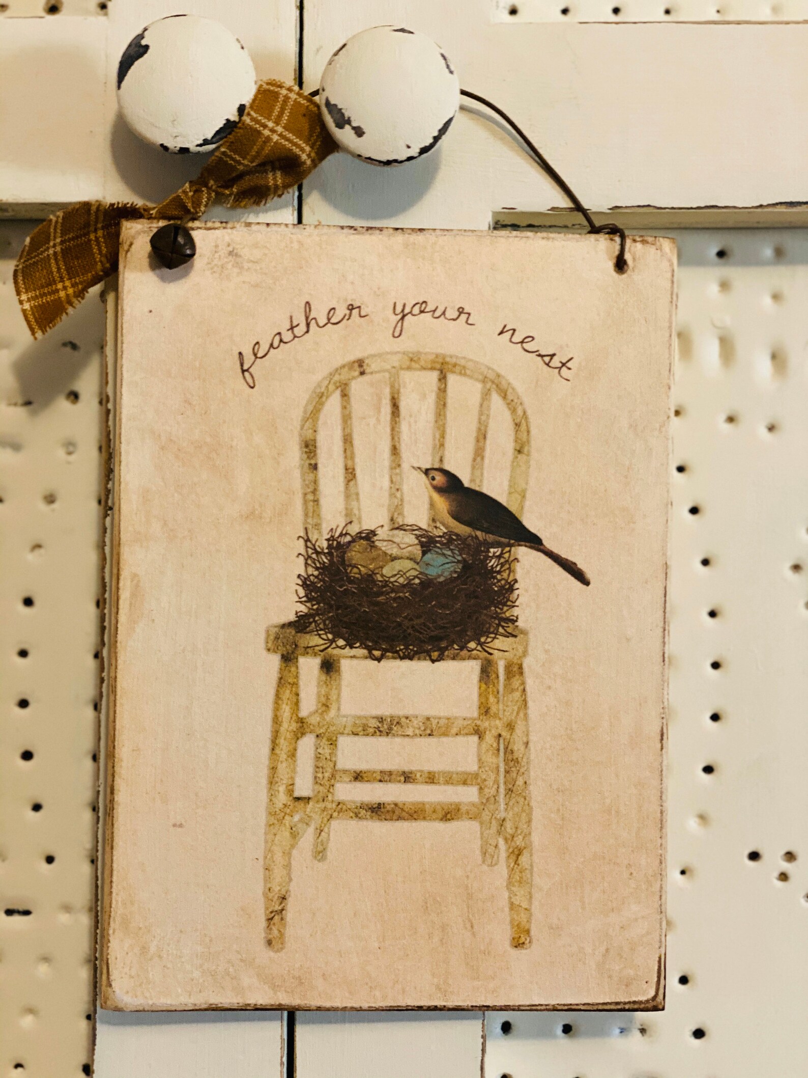 Primitive Spring Sign,primitive Peg Hanger,primitive Spring Decor ...