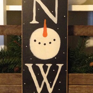 Primitive Snowman Sign,winter Sign,snow Sign,primitive Sign,rustic Sign ...