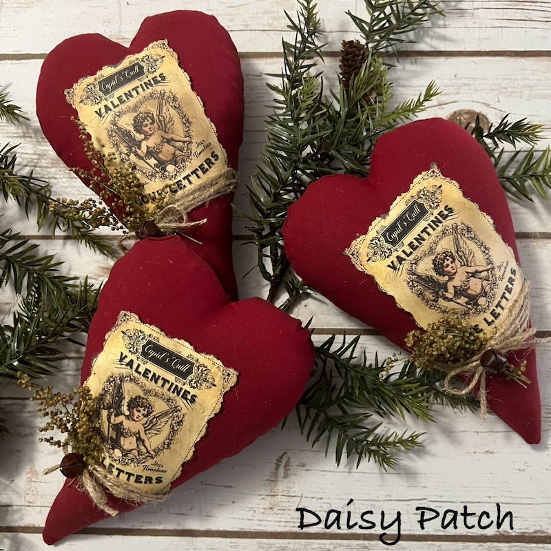 Primitive Valentine - Etsy