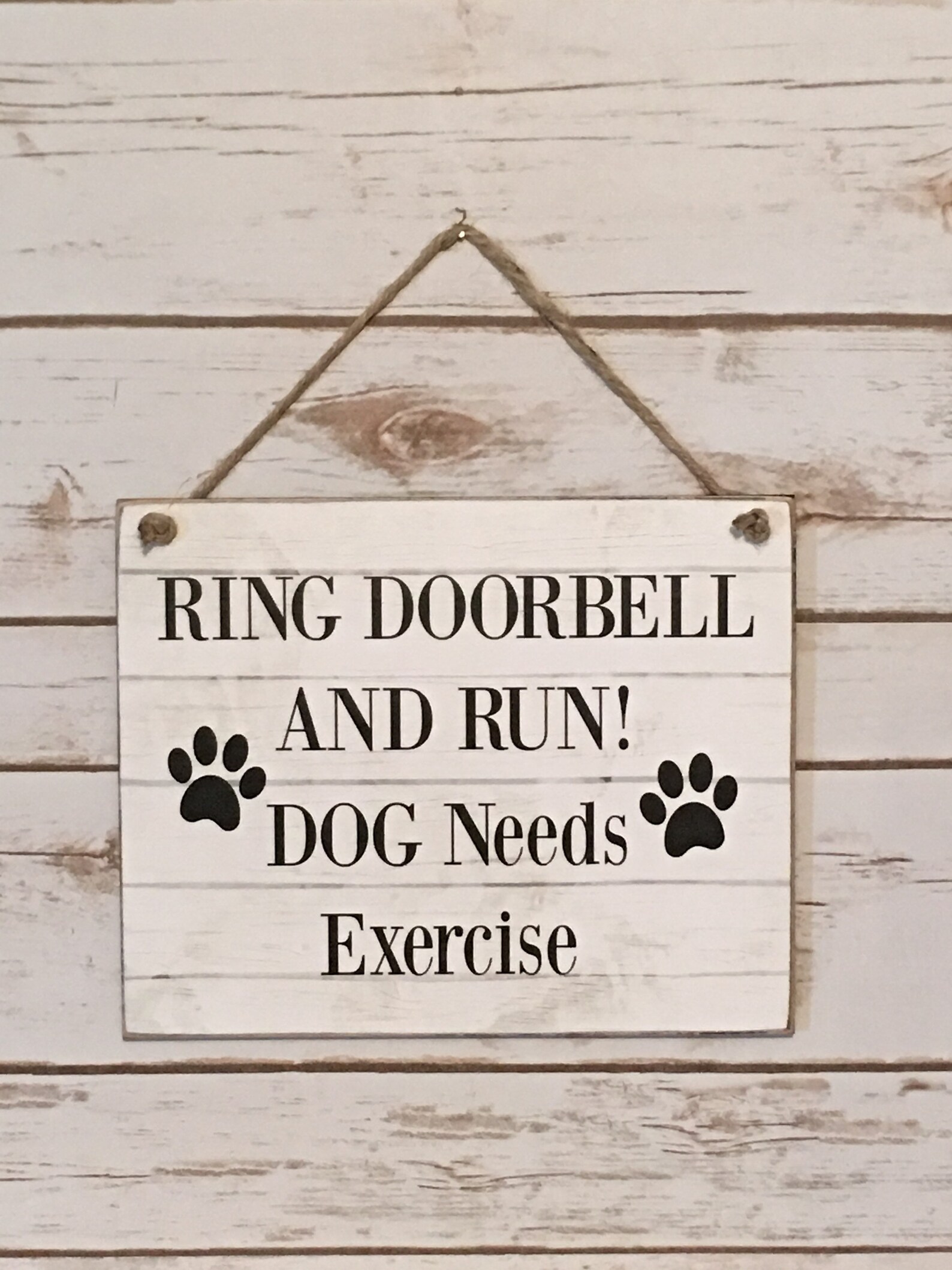 Dog Signring Doorbell and Runwelcome Signdoor Signwood Dog - Etsy