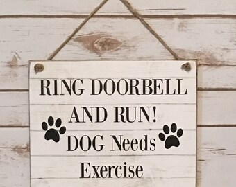 Dog Run Sign - Etsy