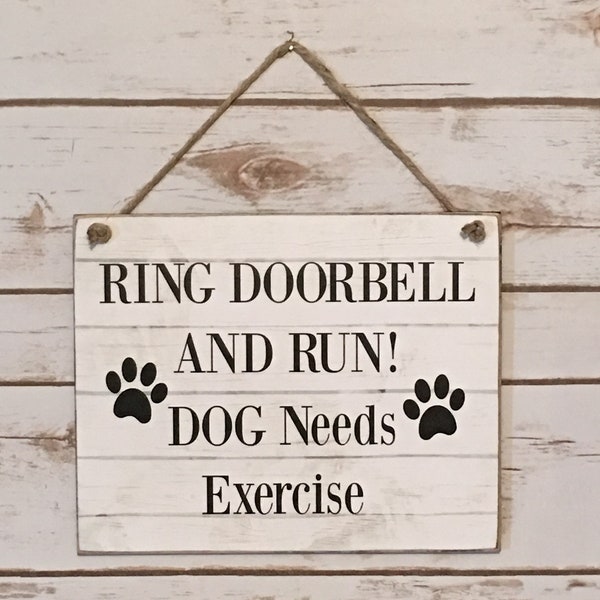 Wood Dog Sign - Etsy