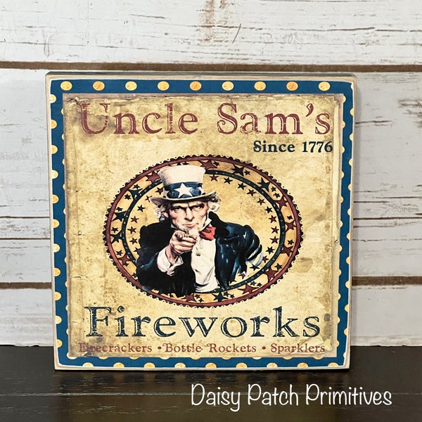 Uncle Sam Fireworks - Etsy