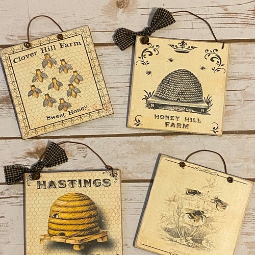 Chalkboard Bee Sign - Etsy