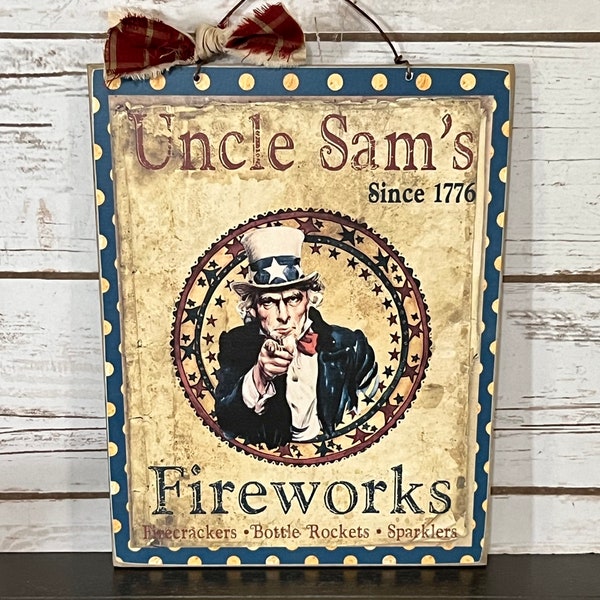 Uncle Sam Fireworks - Etsy