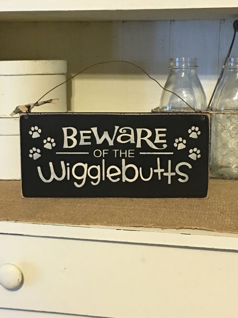 Primitive Decordog Signfunny Dog Signbeware of | Etsy