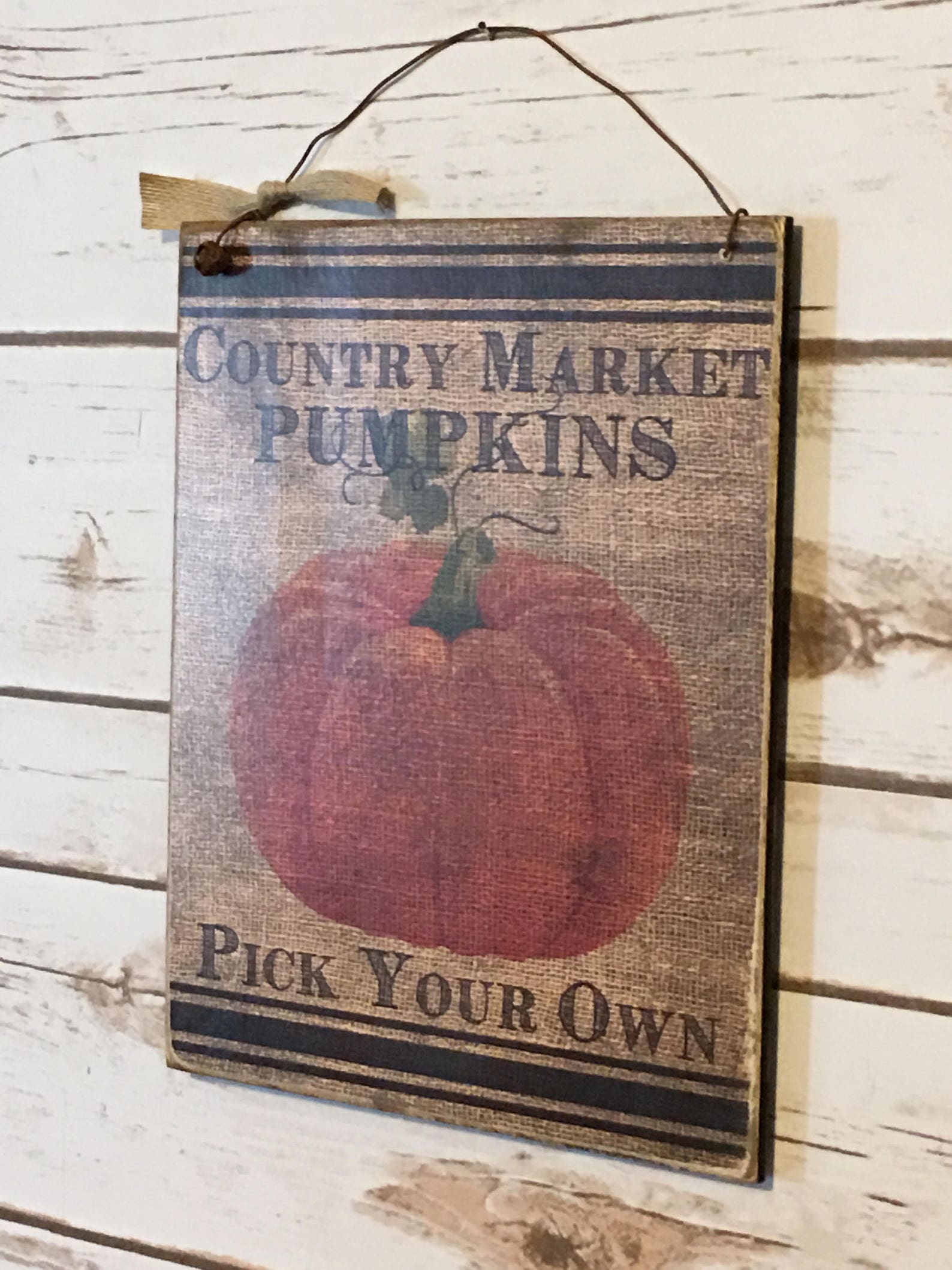 Primitive Pumpkin Sign, Fall Decor,autumn Decor, Fall Pumpkin, Rustic ...