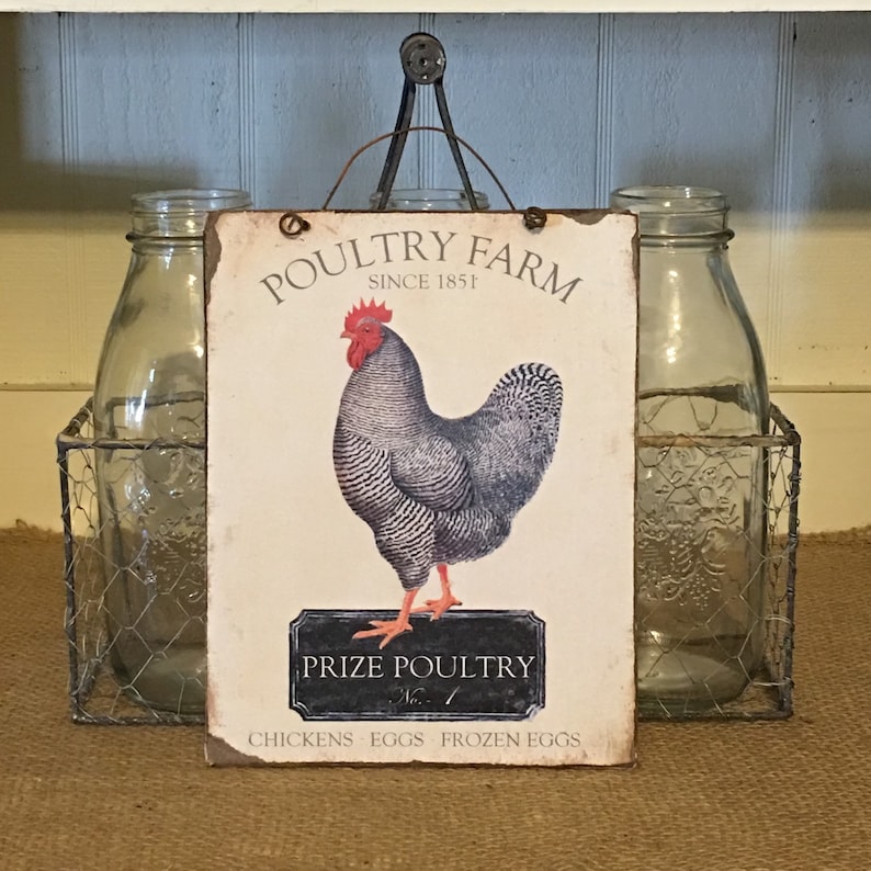 Poultry Farm Signfarmhouse Decorfarmhouse Signrustic Home - Etsy