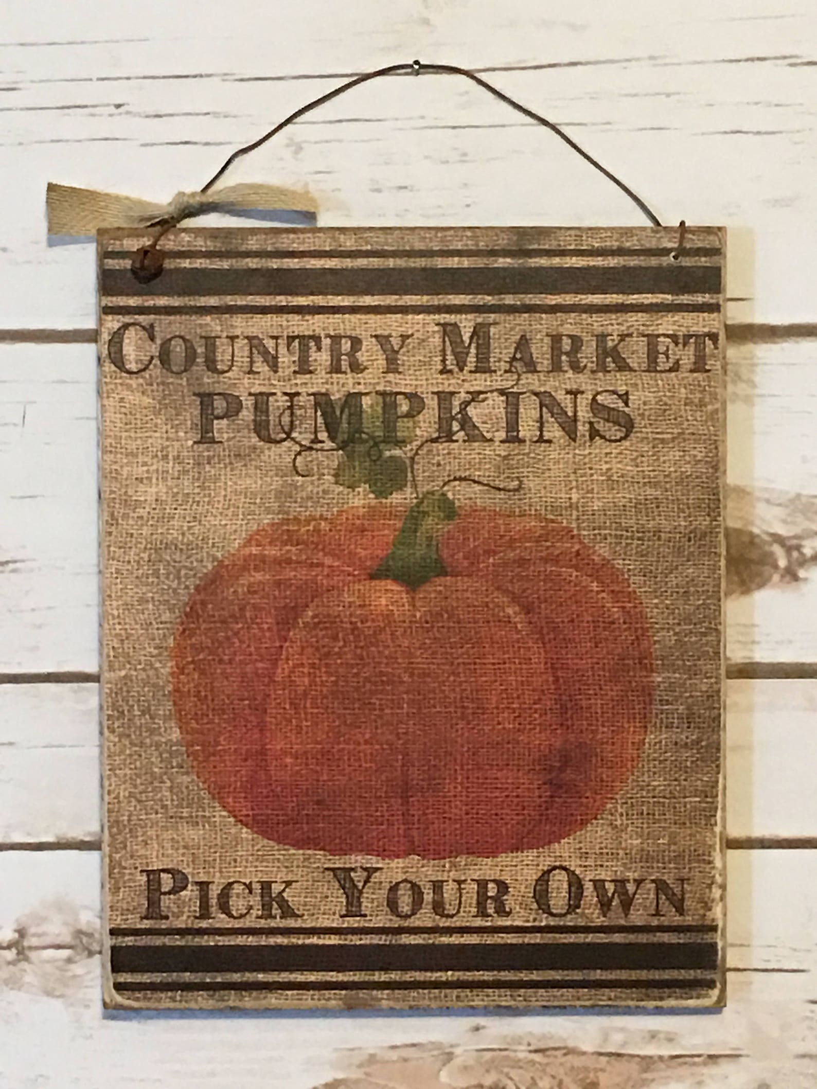 Primitive Pumpkin Sign, Fall Decor,autumn Decor, Fall Pumpkin, Rustic ...