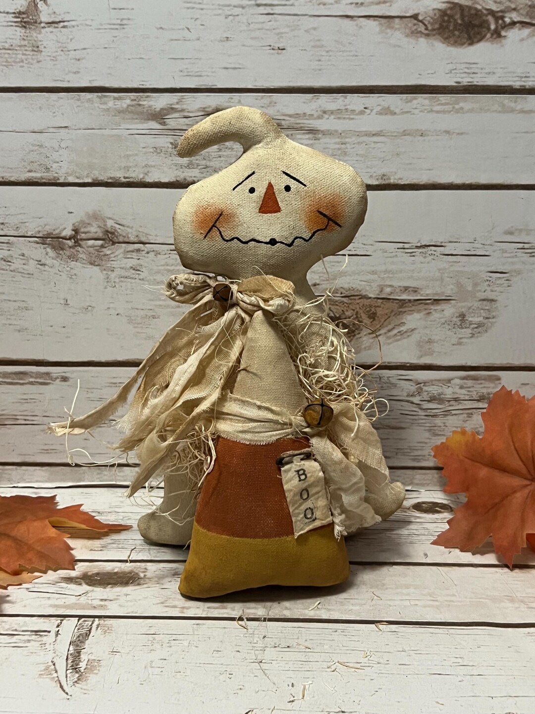 Primitive Candy Corn Ghost ~ Primitive Halloween Doll ~ Halloween ...