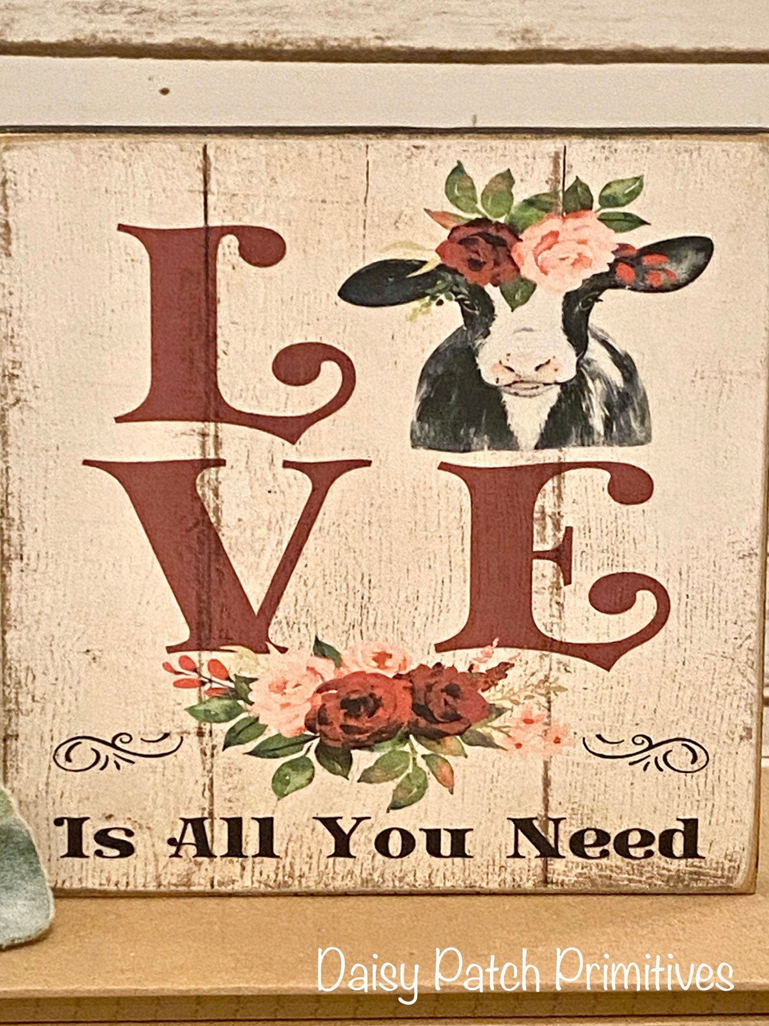 Primitive Valentine Decorvalentine's Day Signprimitive - Etsy