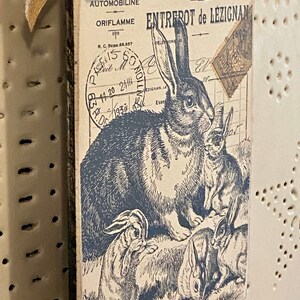 Vintage Rabbit Sign,french Farmhouse Decor,spring Decor,farmhouse Decor ...