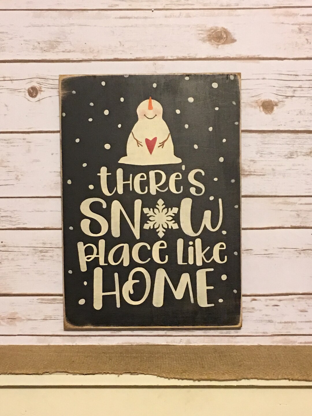 Primitive Snowman Sign,winter Sign,snow Sign,primitive Sign,rustic ...