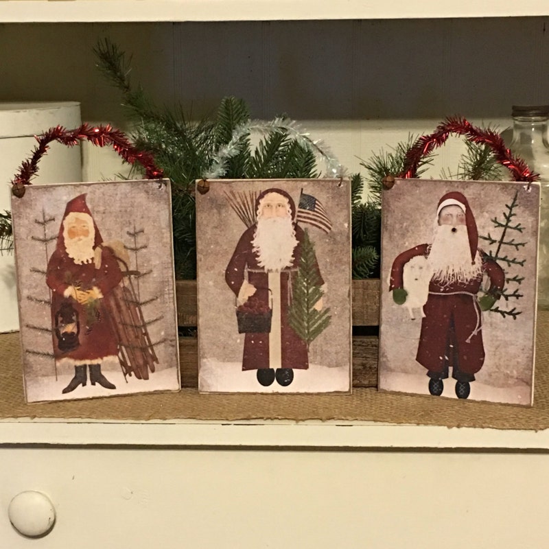 Primitive Christmas Ornaments - Etsy