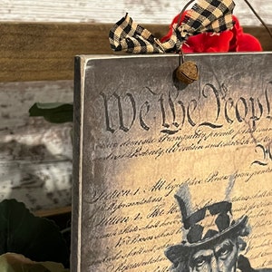 Primitive Uncle Sam Sign ~ Americana Decor ~ Primitive Americana Signs ...