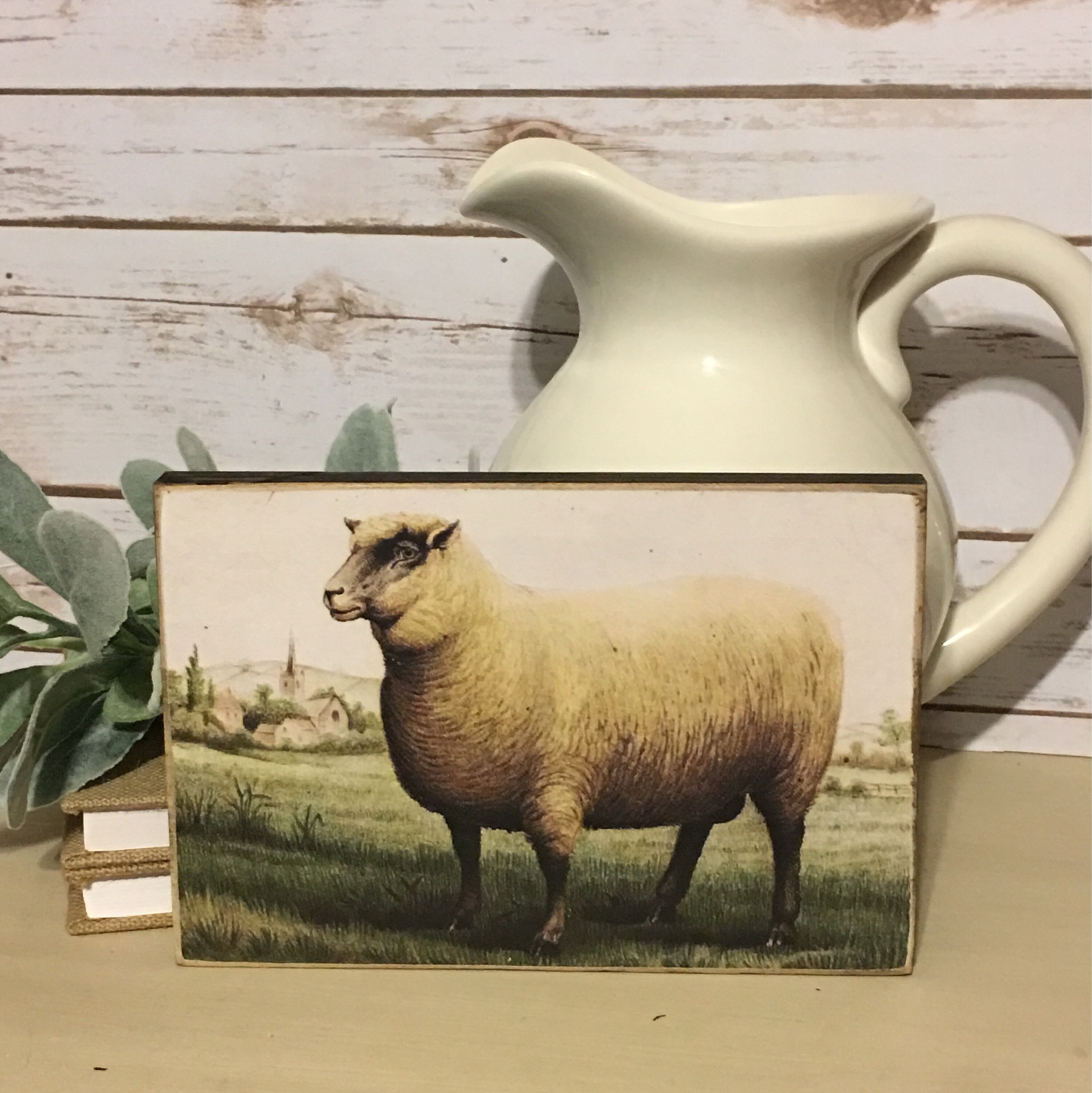 Vintage Sheep SignPrimitive SignFarmhouse Decor | Etsy