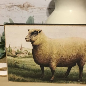 Vintage Sheep Sign,primitive Sign,farmhouse Decor - Etsy