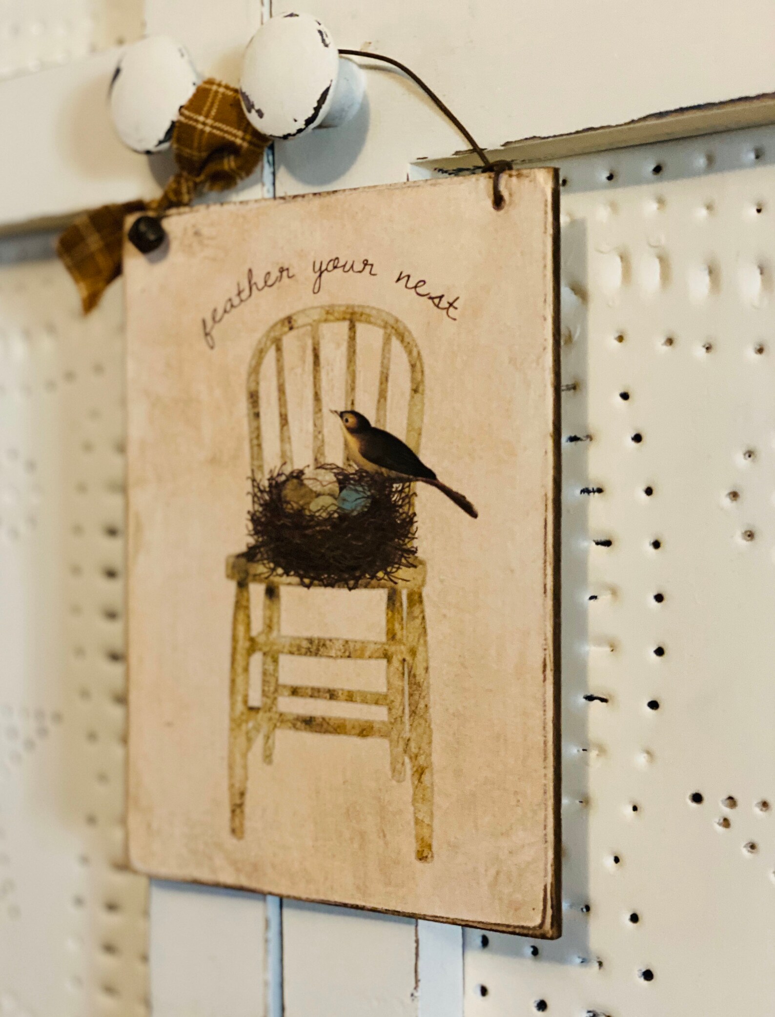 Primitive Spring Sign,primitive Peg Hanger,primitive Spring Decor ...