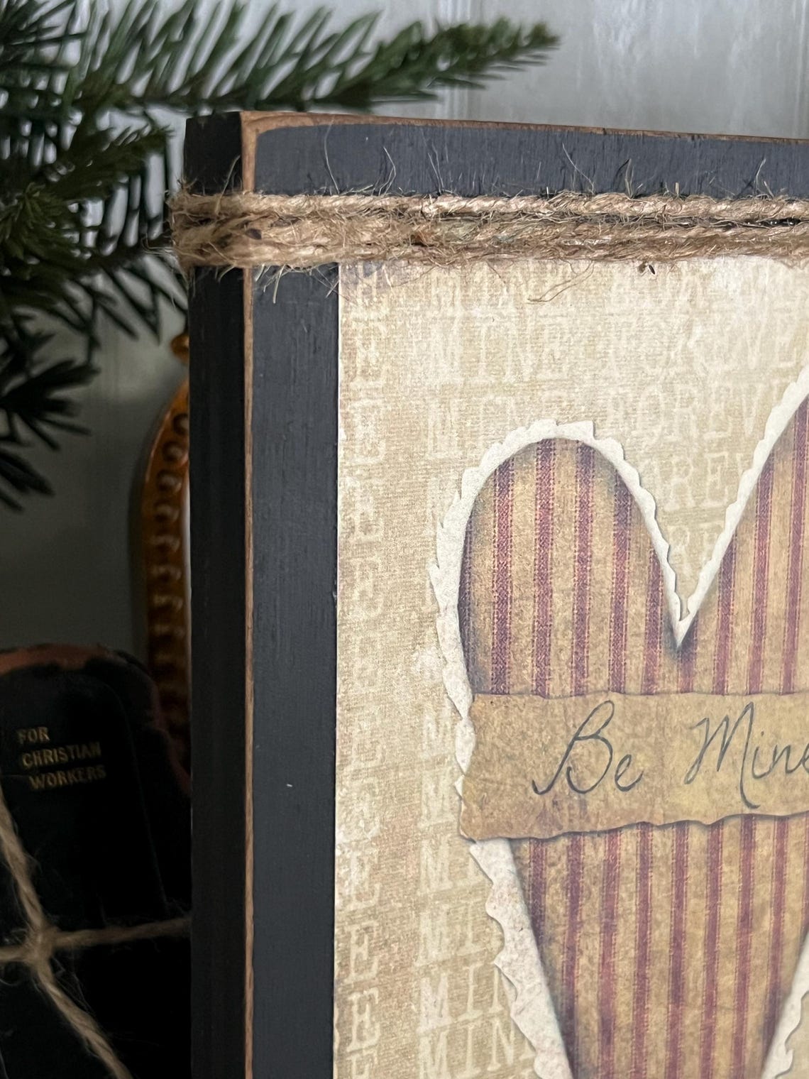 Rustic Valentine Sign: Primitive Heart Decor, 'be Mine' - Etsy