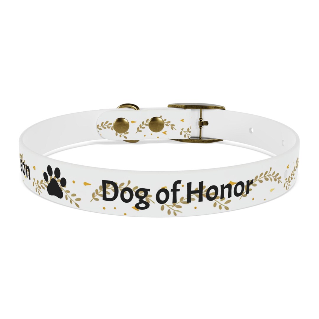 Dog Wedding Collar, Bridal Party Dog Collar, Wedding Collar ...