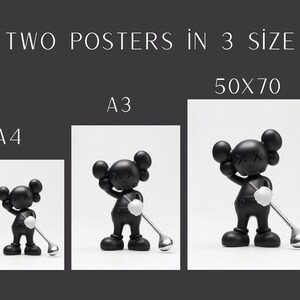 Hypebeast Poster, Printable KAWS Poster Kaws Figure, Kaws Toys Painting ...