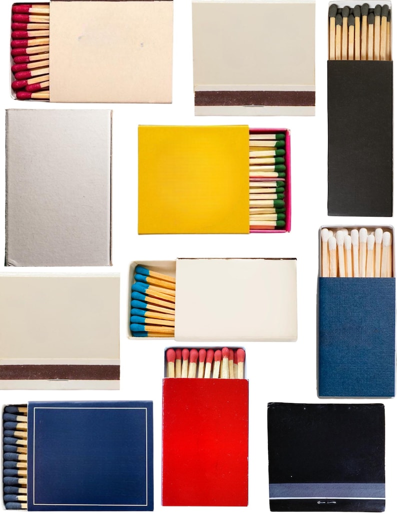 Blank Matchbox Poster Template, Blank Matchbook Template, Blank ...