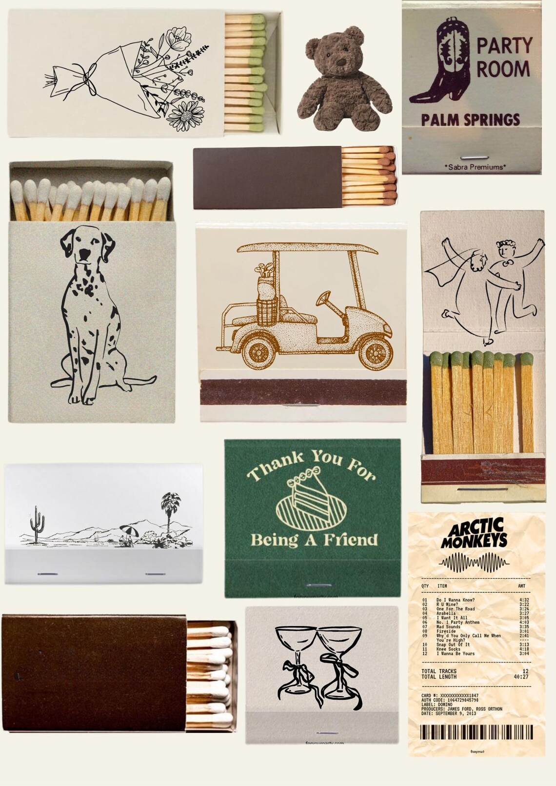 Custom Matchbox Art Matchbook Poster Personalized Matchbox Gift ...