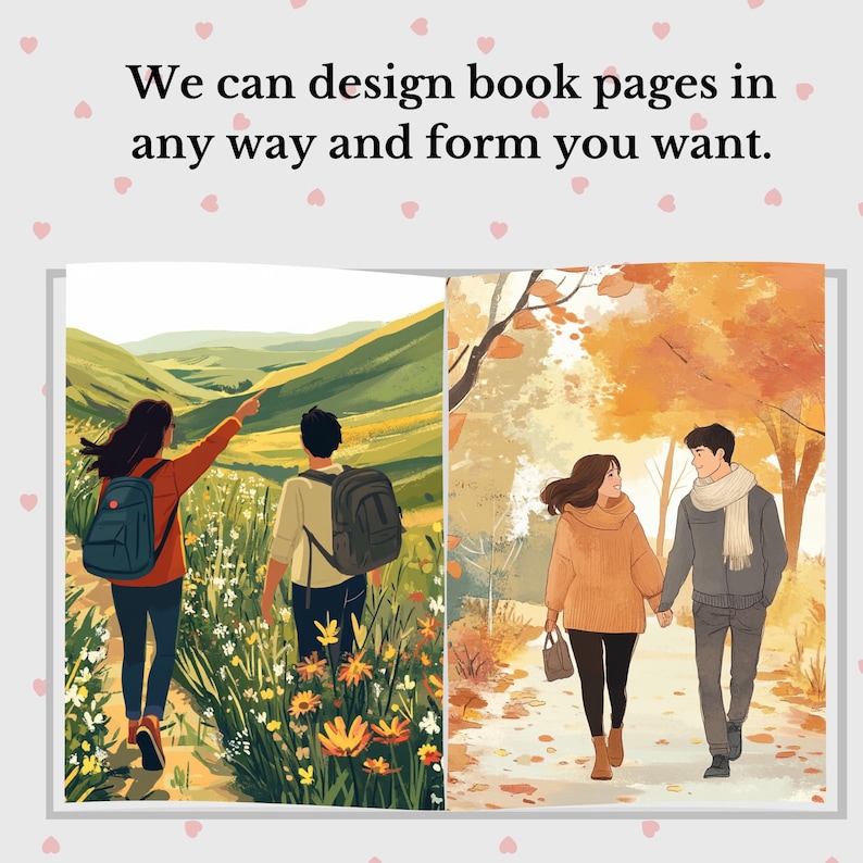 Custom Illustrated Love Story Book: Sentimental Anniversary Gift - Etsy