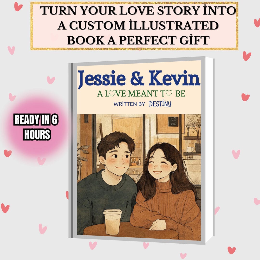 Custom Love Story Book Our Love Story Book Anniversary Gift Sentimental ...