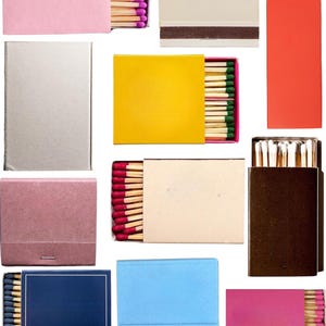 Blank Matchbox Poster Template: Custom DIY Matchbook (digital Download ...