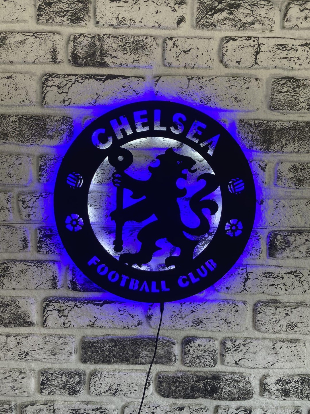 Chelsea Led Sign Football Team Logo Led Sign Sports Gift Decor ...