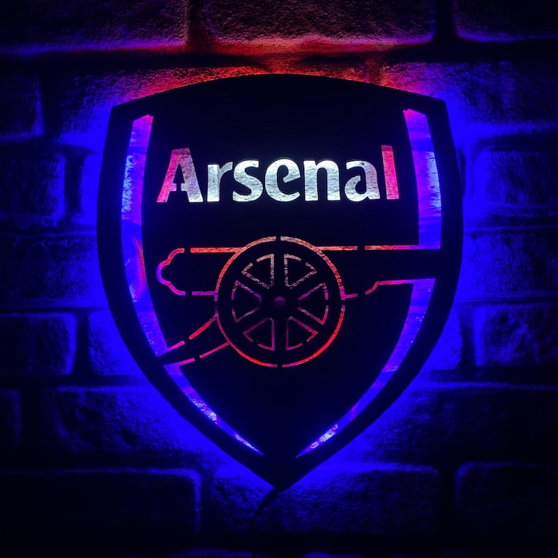 Arsenal Wall Art Light - Etsy UK