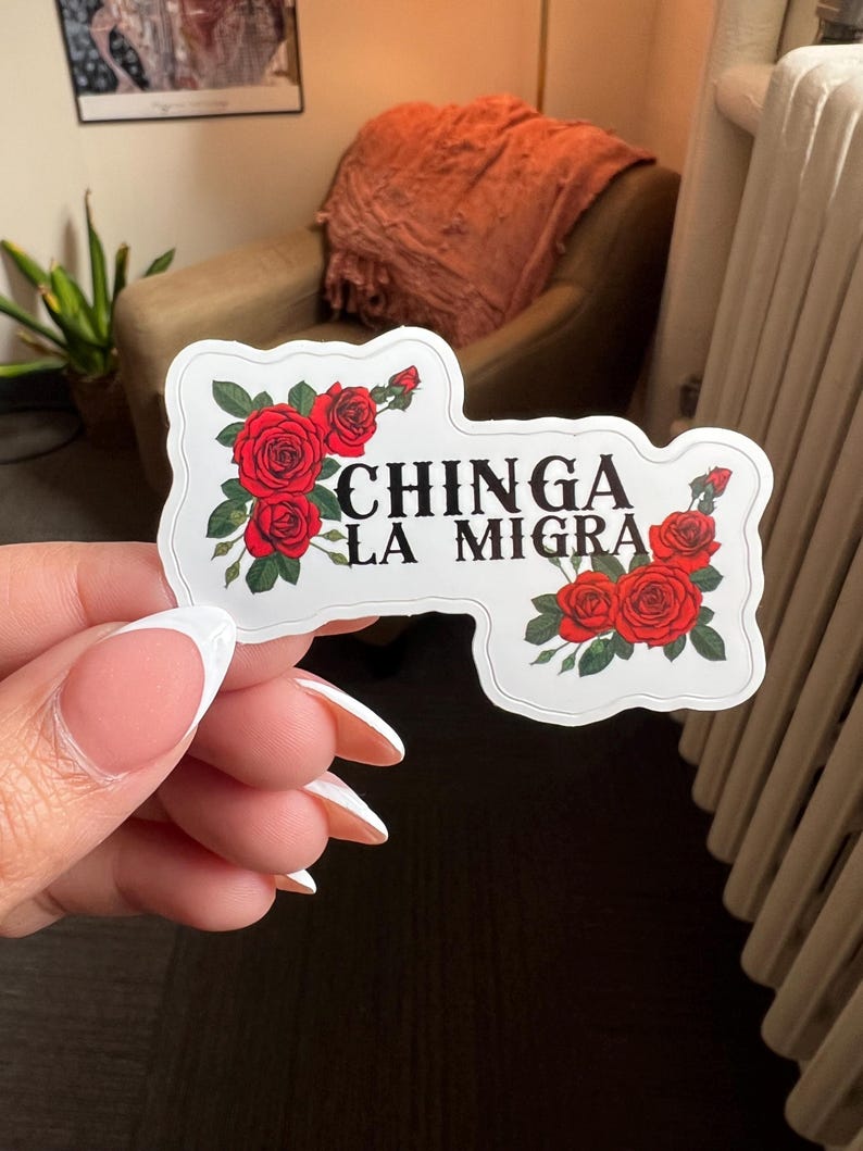 Chinga La Migra Sticker - Etsy