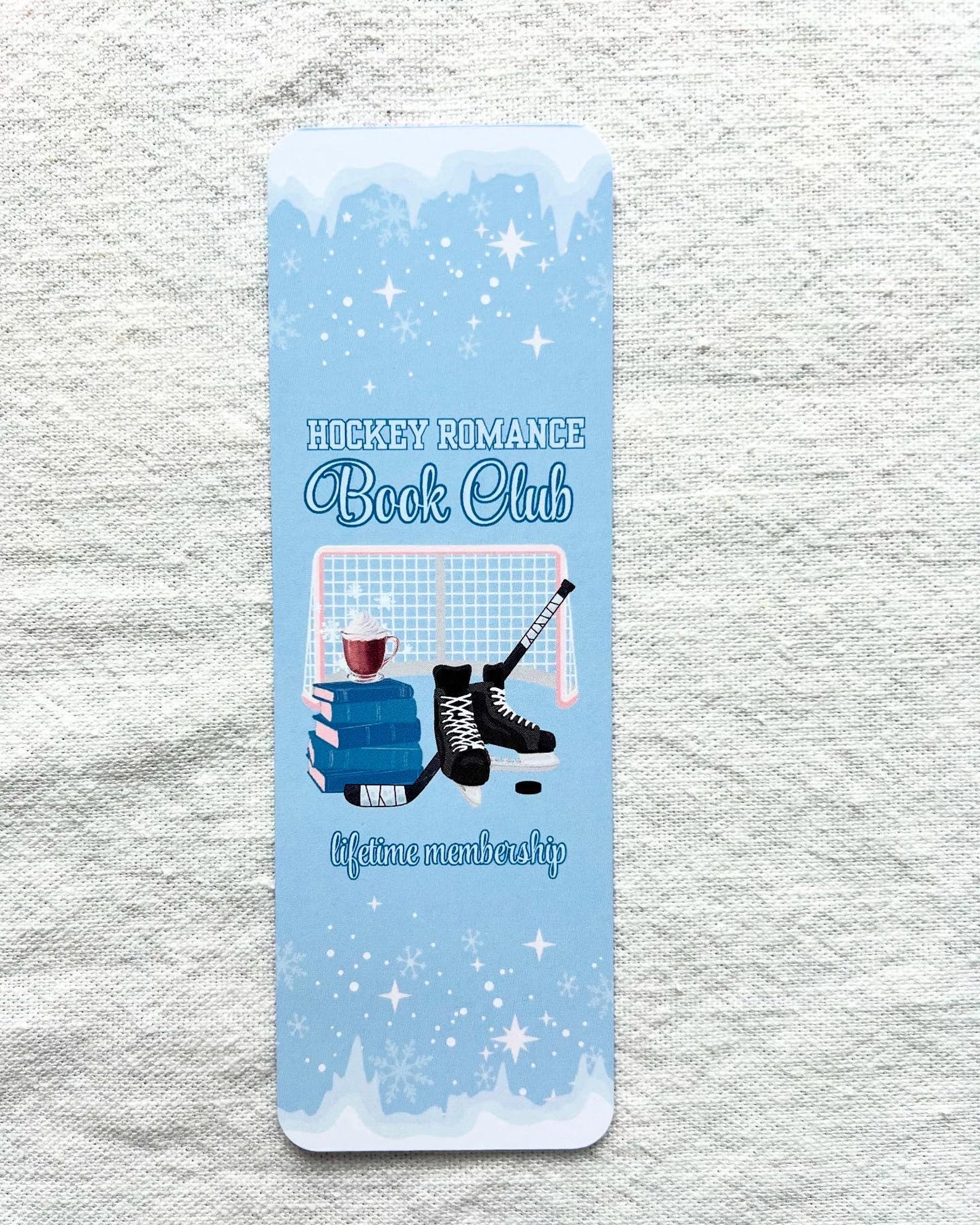 Hockey Romance Book Club Bookmark, Vertical - Etsy