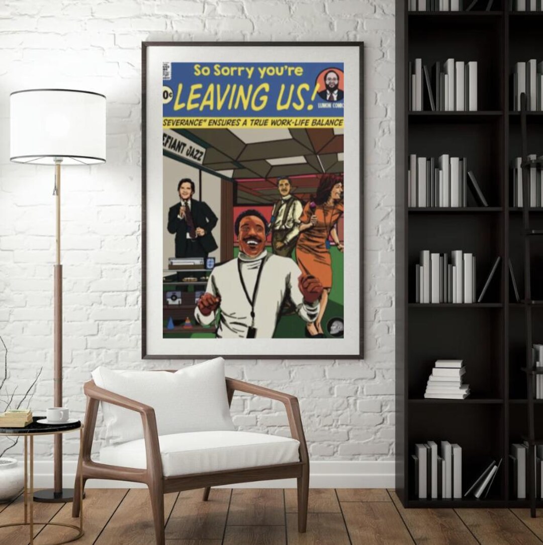 Severance Poster - Defiant Jazz - Minimalist Tv Series Poster - Vintage ...